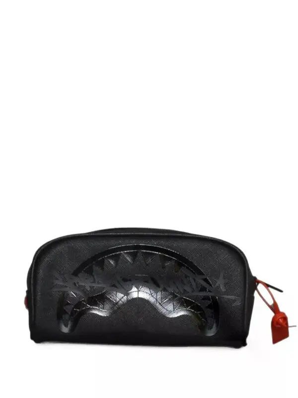 SPRAYGROUND Shadows Sharks Logo-print Clutch Bag