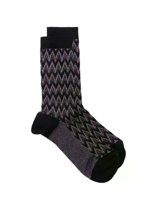 Missoni Zigzag-knit Socks