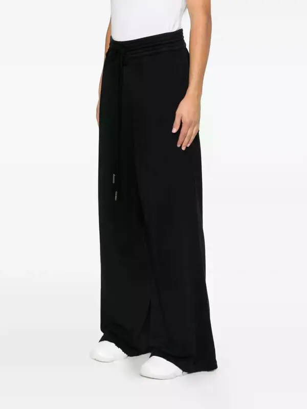 Matieres Fecales Drawstring Wide-leg Track Pants