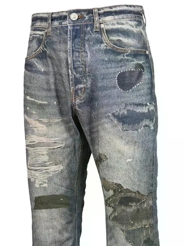 PROTOCOL INDEX Trompe L'oeil Distressed Jeans