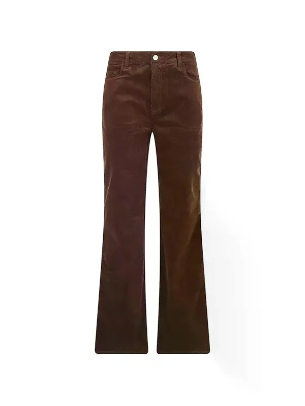 Paige Sofia Corduroy Flared Trousers