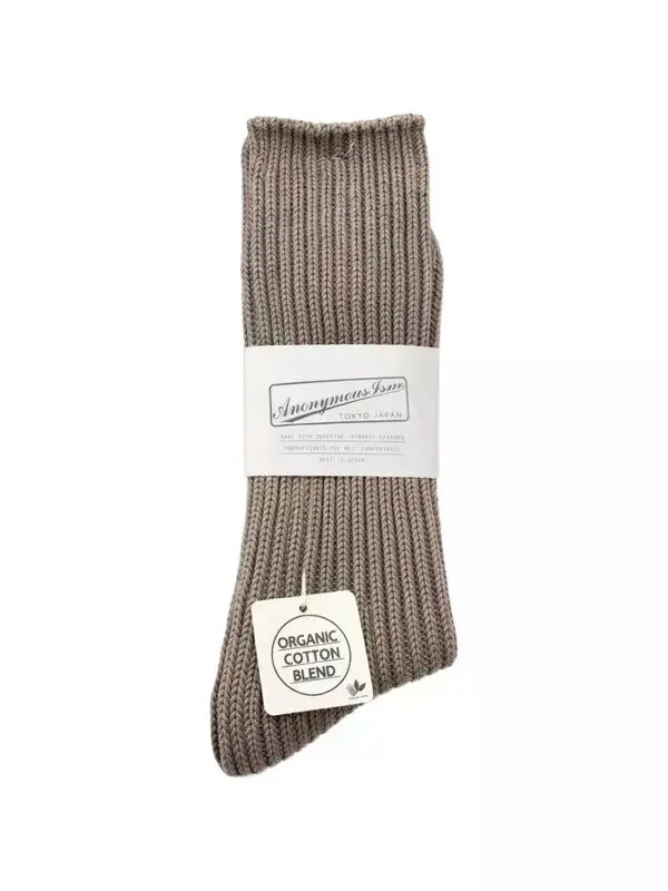 Anonymous Ism L/g Ribbed-knit Socks