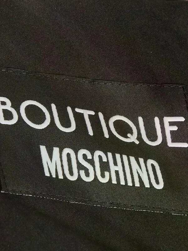 Moschino Polka Dot Mini Dress - Black