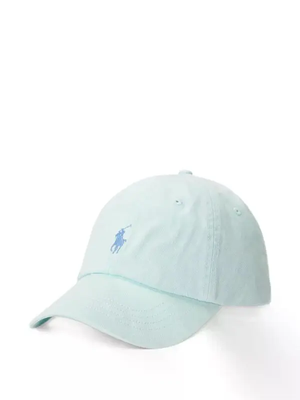 Polo Ralph Lauren Pony Embroidered Cotton-chino Cap - Blue