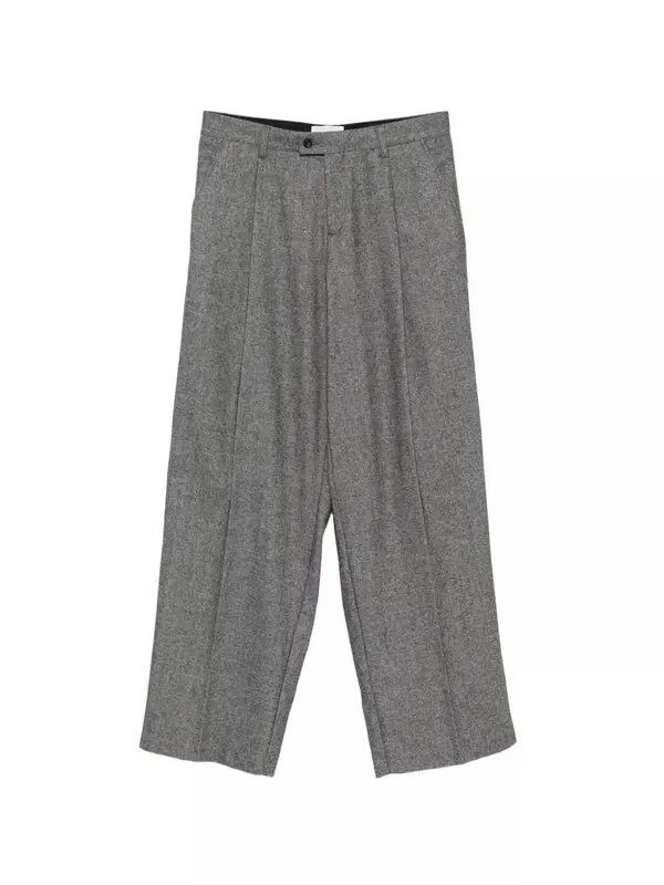 MARSEM Herringbone Pleated Trousers