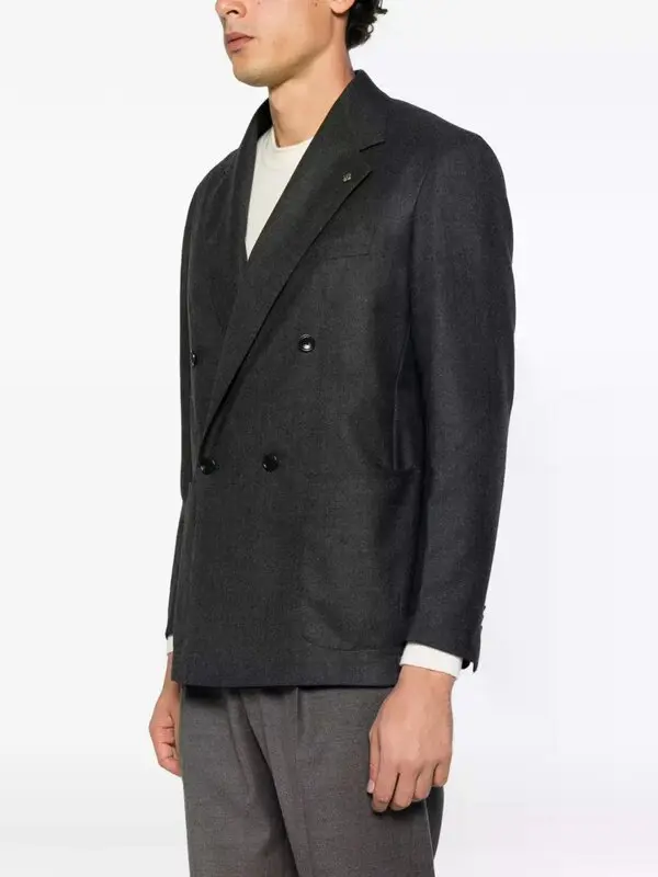 Tagliatore Norman Double-breasted Peaked-lapels Jacket