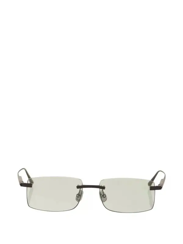 Brunello Cucinelli Rimless Rectangular-frame Sunglasses