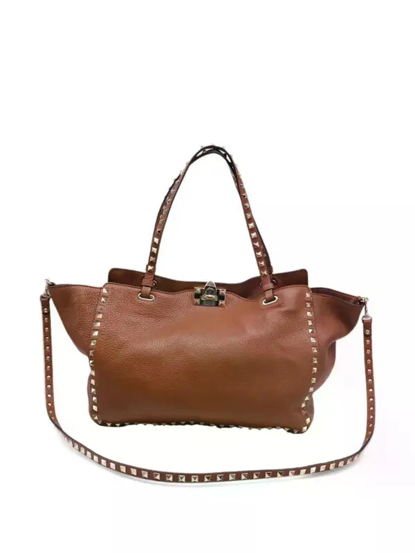 Valentino Garavani Rockstud Leather Tote Bag