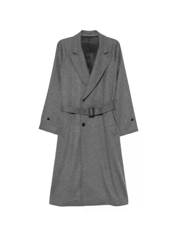 SSSTEIN Chester Belted Raglan-sleeve Coat