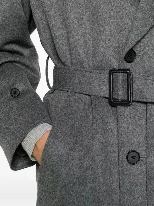 SSSTEIN Chester Belted Raglan-sleeve Coat
