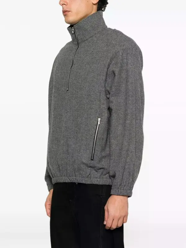 SSSTEIN Half-zip Elasticated Sweatshirt