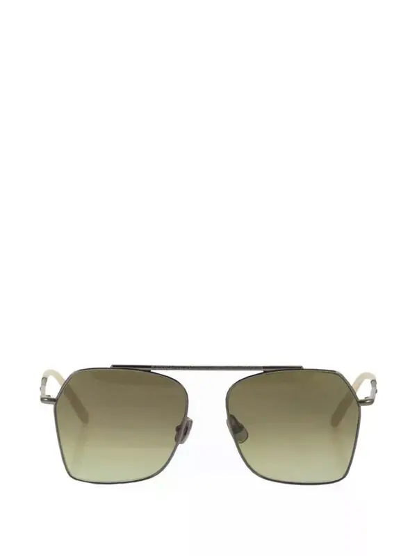 Brunello Cucinelli Geometric-frame Sunglasses - Grey