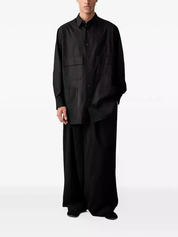 Y'S YOHJI YAMAMOTO Multi-pocket Long-sleeved Shirt