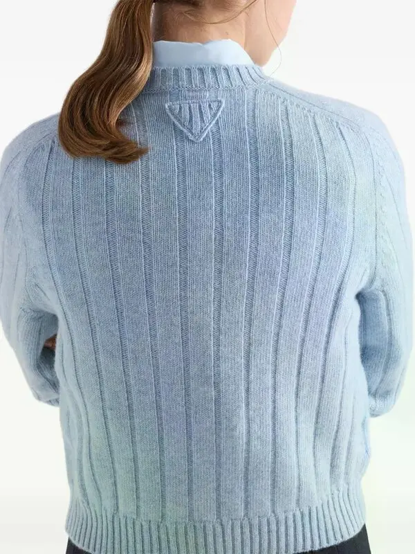Prada Re-cashmere Crew-neck Sweater