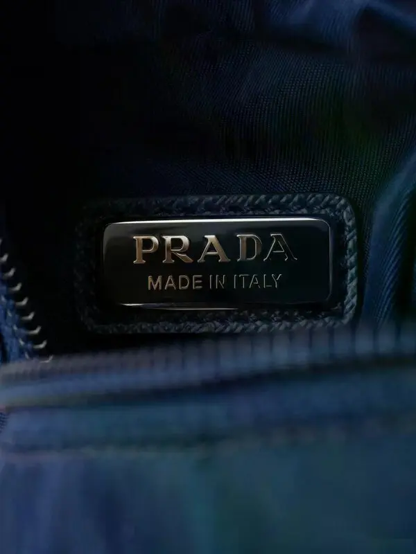Prada Logo-plaque Shoulder Bag
