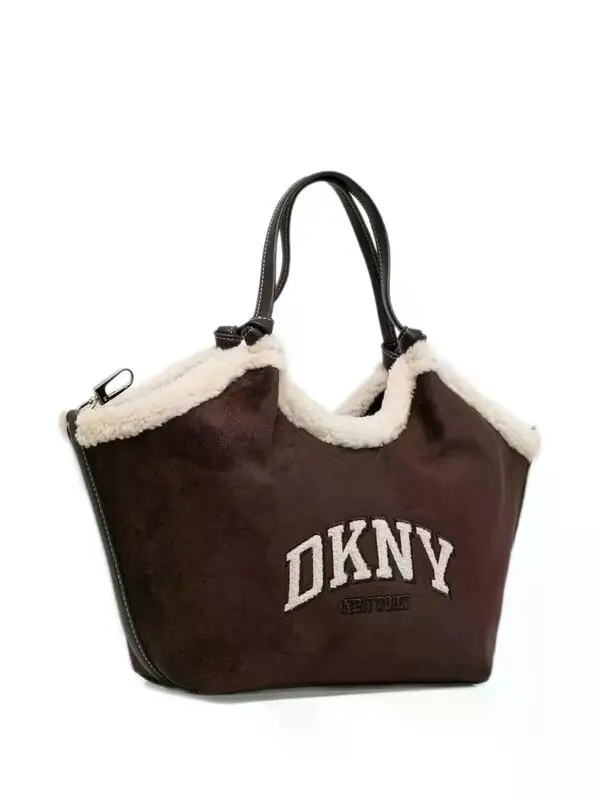Dkny Logo-patch Tote Bag