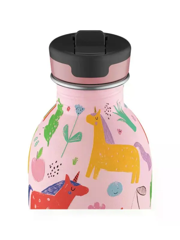24BOTTLES Magic Friends Unicorn-print Water Bottle