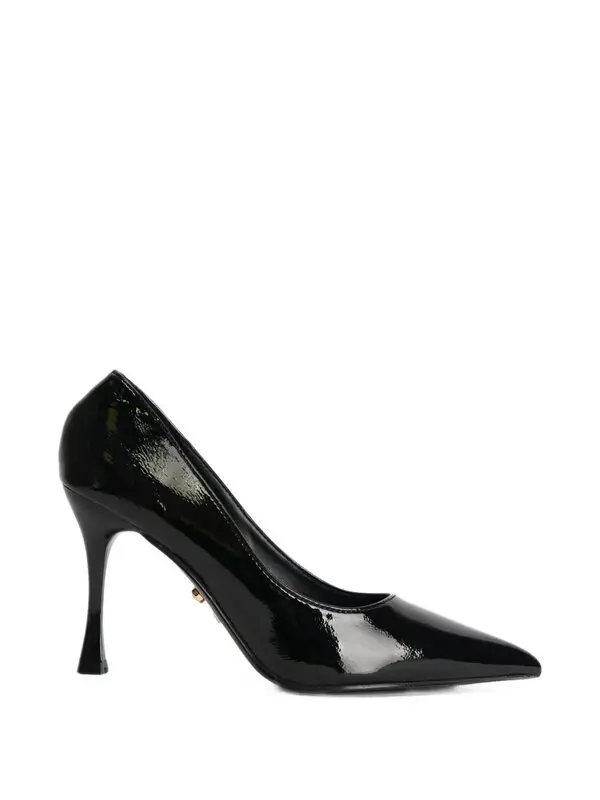 TWENTY FOURHAITCH Cyclor Patent-finish Pointed-toe Pumps