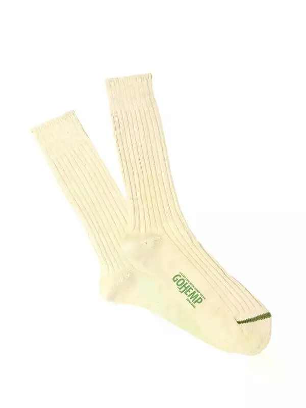 Anonymous Ism Go Hemp Rib-knit Socks
