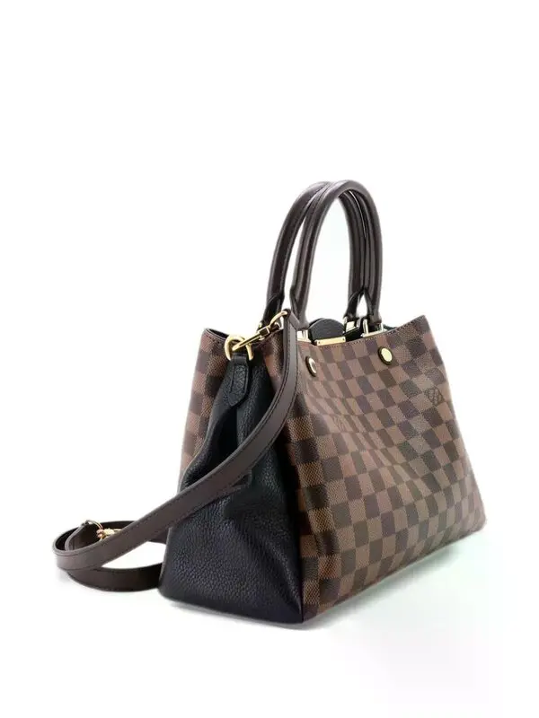 LOUIS VUITTON Brittany Handbag Damier Satchel