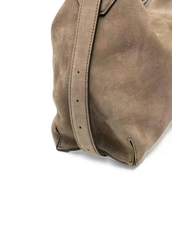 HAGS Grainy-texture Shoulder Bag