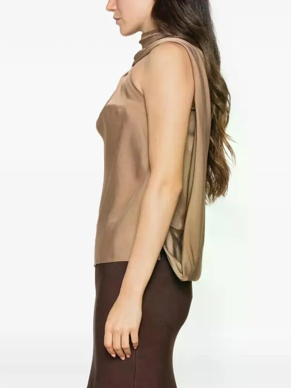 Simkhai Draped Halterneck Top