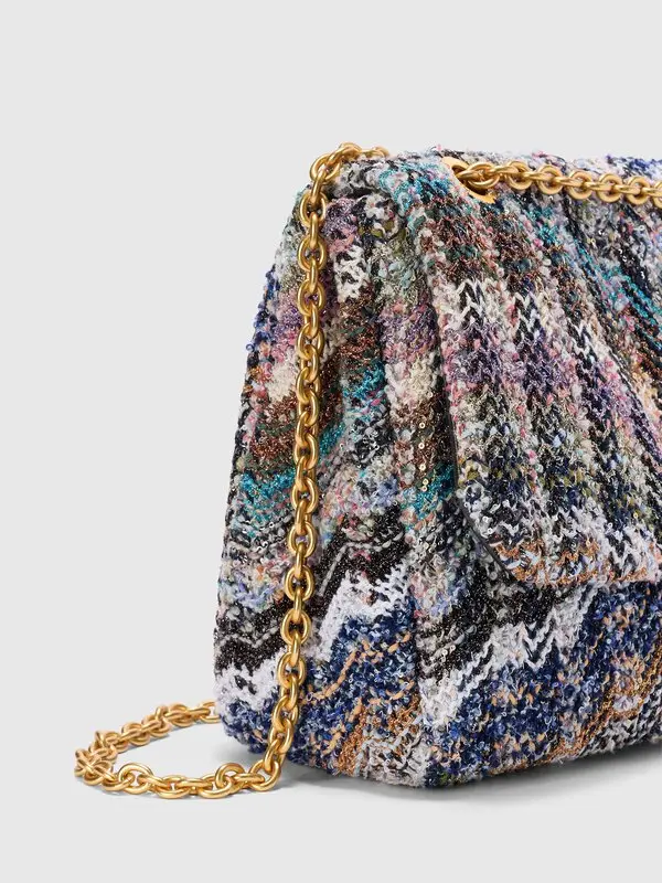 Missoni Shoulder Bag In Wool Blend