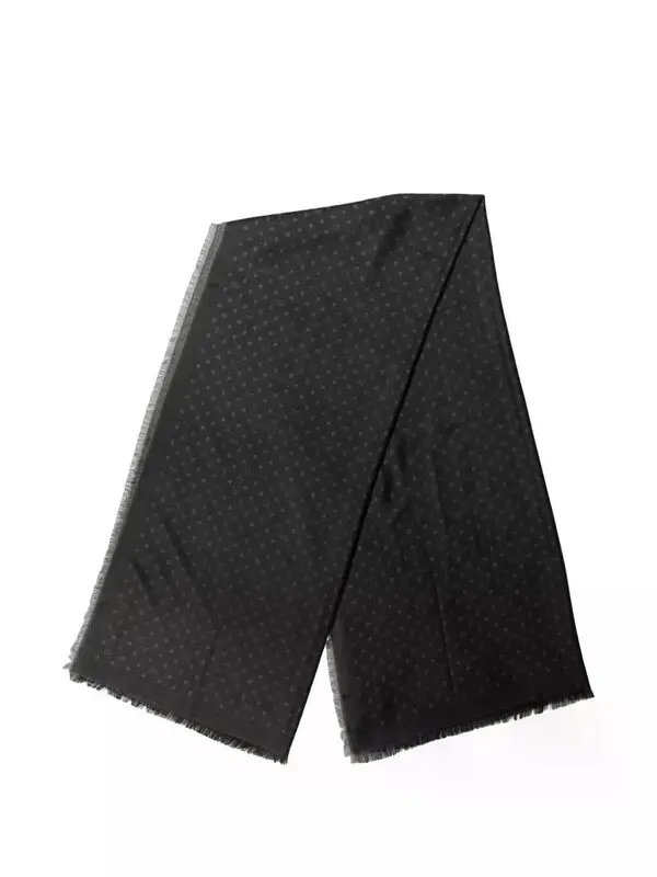 Dolce & Gabbana Polka-dot Frayed Scarf
