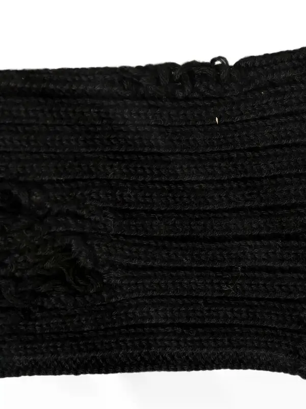 Dolce & Gabbana Distressed Ribbed-knit Socks