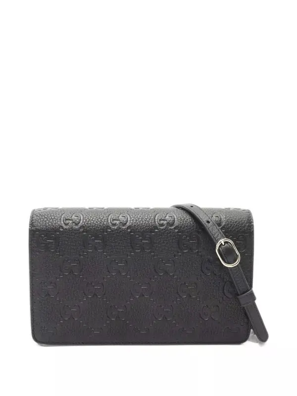 Gucci 2020s Gg Emblem Clutch Bag