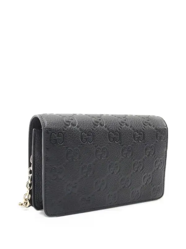 Gucci 2020s Gg Emblem Clutch Bag