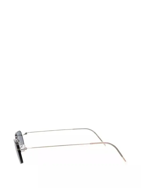 LINDBERG Rimless Rectangle-frame Sunglasses