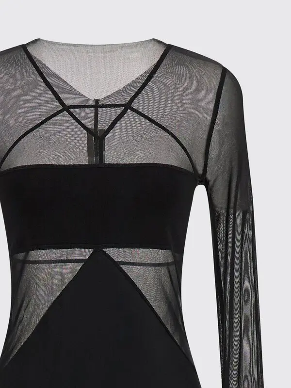 Rick Owens Long-sleeved Stretch-jersey Long Evening Gown
