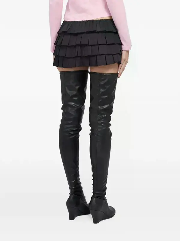 Gimaguas Shansa Tiered Ruffled Mini Skirt