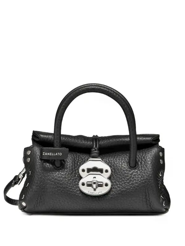 ZANELLATO Baby Dotta Leather Handbag - Black