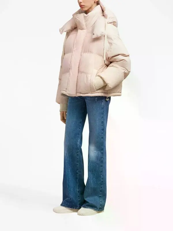 AMI Paris Logo-patch Padded Jacket