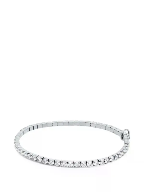 Michael Kors Pavé-stretch Tennis Bracelet - Silver