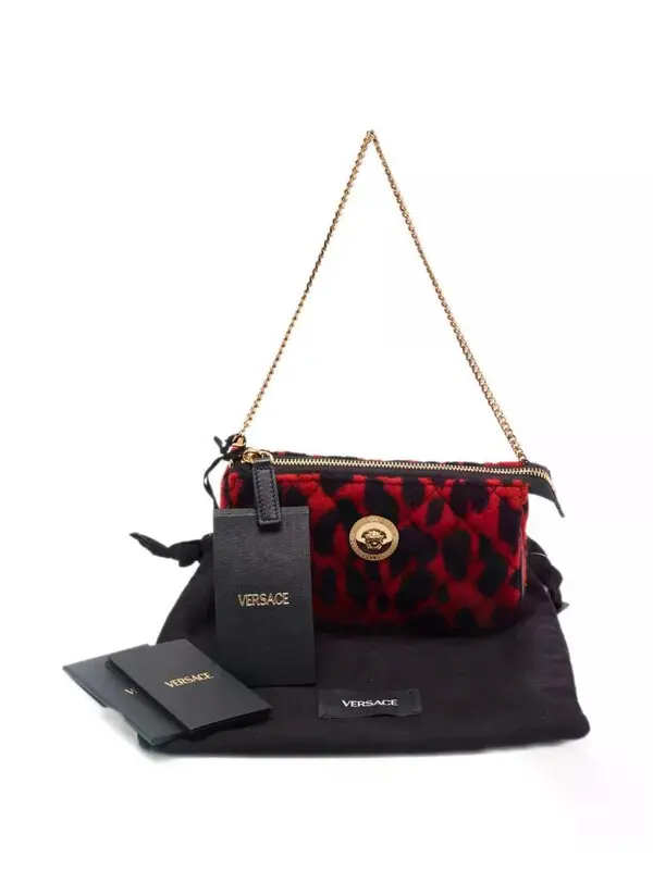 Versace Small Medusa Quilted Pochette Bag