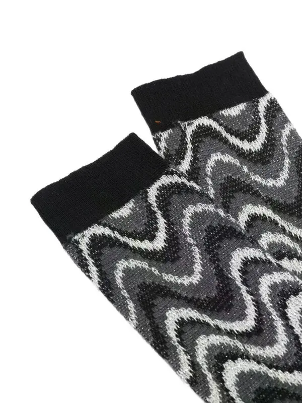 Missoni Zigzag Knit Socks
