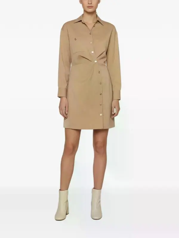 Maje Buttoned Mini Dress