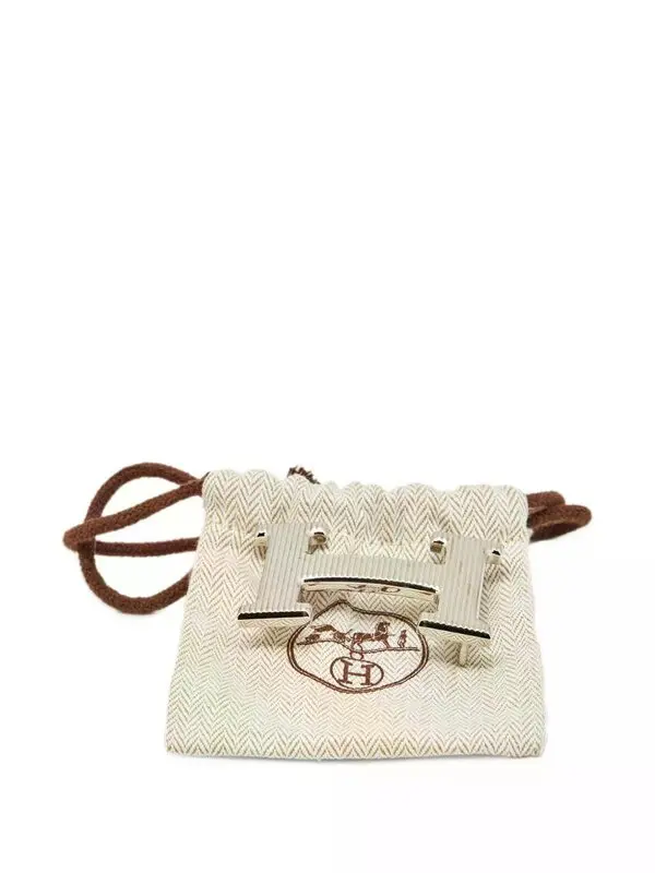 Hermès H Strié Belt Buckle
