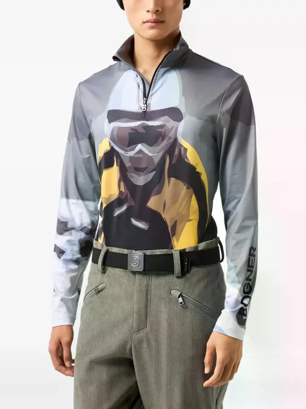 Bogner Verti Alpine-print Base Layer
