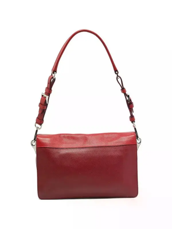 Prada Sound Leather Shoulder Bag