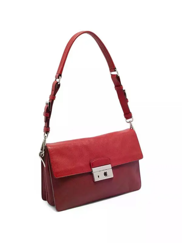 Prada Sound Leather Shoulder Bag
