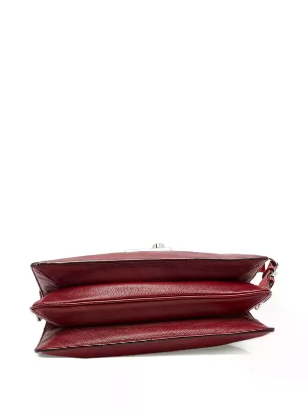 Prada Sound Leather Shoulder Bag
