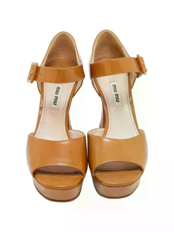 Miu Miu Ankle-strap Platform Sandals