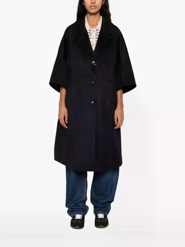 Herno Layered-hood Notched-lapel Coat