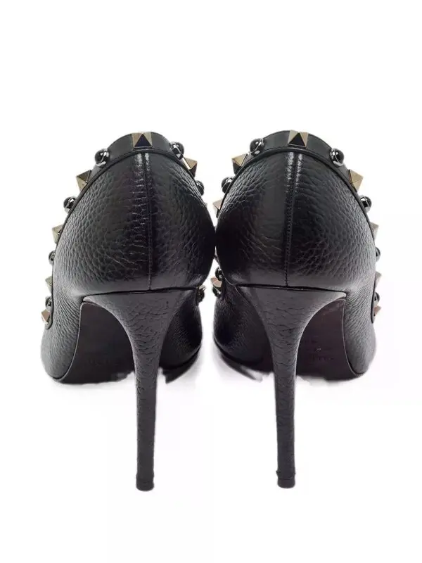 Valentino Garavani Rolling Rockstud Heel Pumps - Black