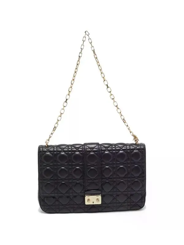Dior 2012 Large New Lock Flap Cannage Shoulder Bag