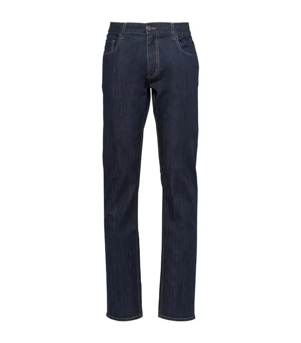 Prada Stretch-denim Tapered Jeans